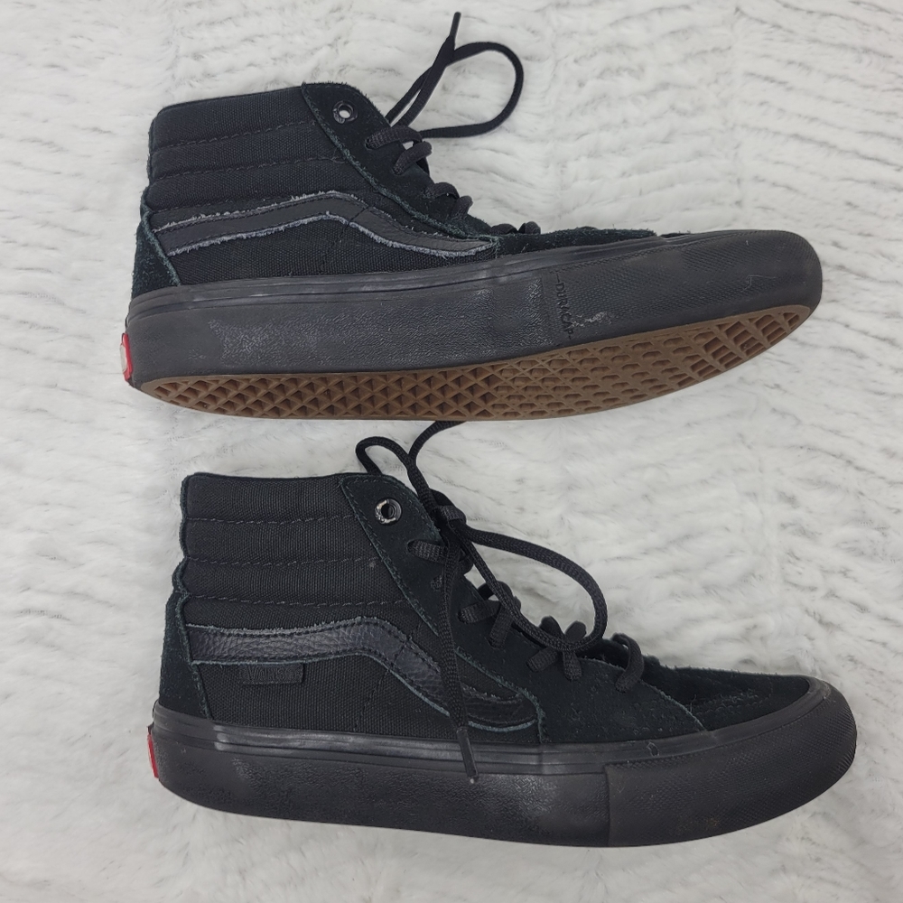Pro All Black Suede And Fabric Van's - Gem